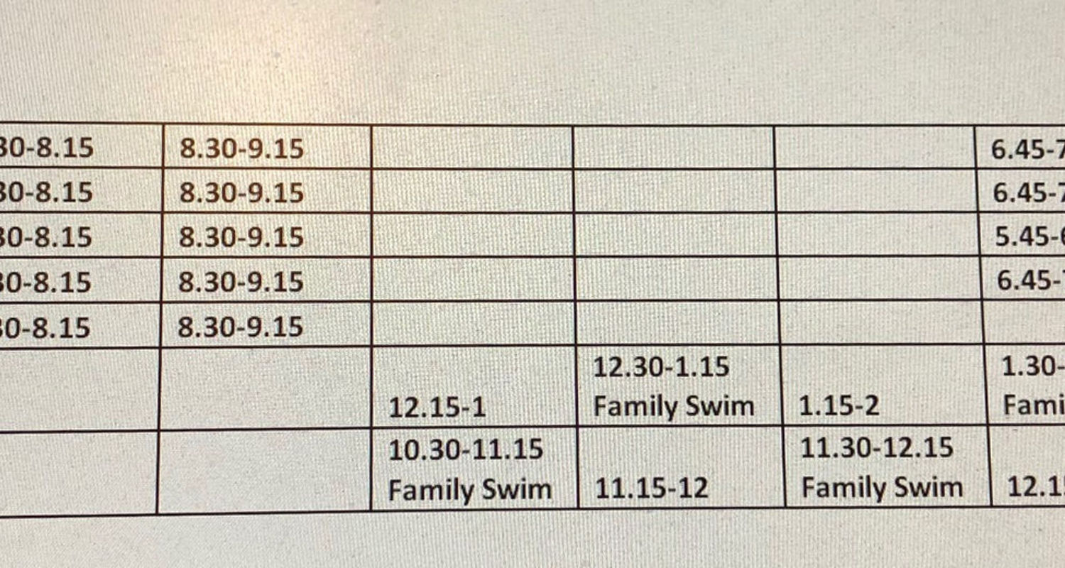 Oxted pool to reopen for 3 days but must close again on Thursday ...